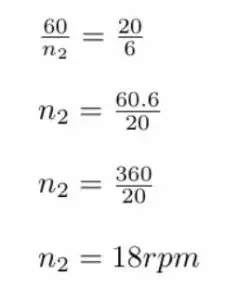 Como calcular RPM de polias e engrenagens
