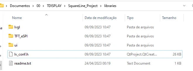 Criar interface com SquareLine Studio e VS Code